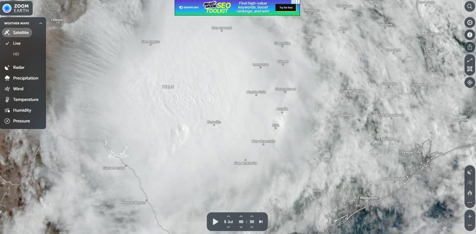 Flash flood catastrophe Texas (USA) Friday July 4 2025 - Extreme Storms