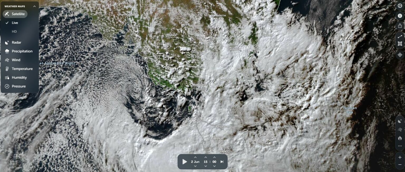 Deep Low Pressure System Produces Rain and Damaging Winds Across ...